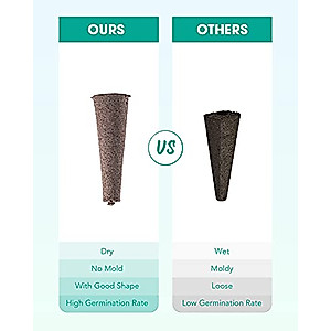 16 Pack Replacement Grow Sponges, Seed Starter Pods Compatible with AeroGarden, Seed Pod Kit Root Growth Sponges Hydroponic Sponges Kit, Refill Pods for Hydroponics Indoor Garden Growing System