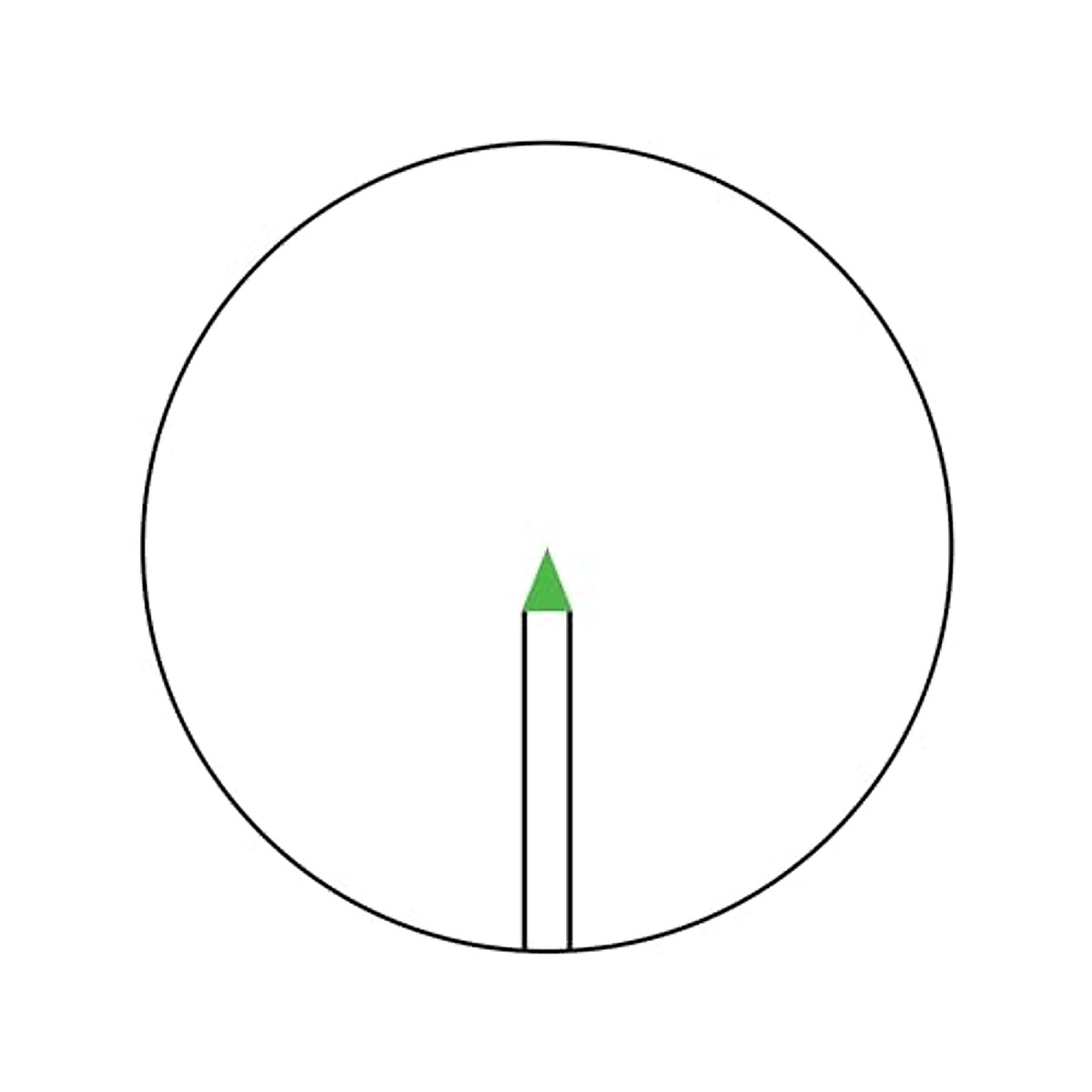 Trijicon 266978 AccuPoint 1-6x24 Riflescope with BAC Green Triangle Post Reticle, 30 mm Tube,black