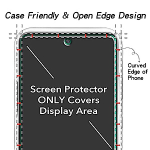 KATIN [2-Pack] Designed For Samsung Galaxy S20 FE 5G, Galaxy S20 FE Tempered Glass Screen Protector, Bubble Free, Support Fingerprint Reader, Case Friendly