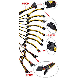 AC110-220v ATX Pc 2000W Power Supply 8 Graphics Card Ethereum ETH BTC Mining Antminer PSU for US CA BR Voltage