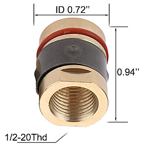 26 Pack MIG Welding Gun Accessory .035" Kit Fit for Miller M25 M40 Hobart H Gun (Include Welding Contact Tips 000-068 0.035", Gas nozzles 200-258, Gas Diffusers 169-728, Nozzle Adapters 169-729)