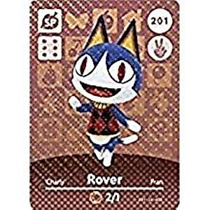 Rover - Nintendo Animal Crossing Happy Home Designer Amiibo Card - 201