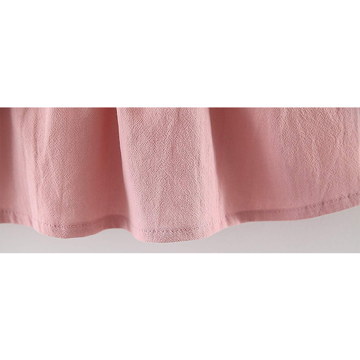 Baby Girls Rabbit Style Easter Long Sleeve Princess Dress (1T, Pink)