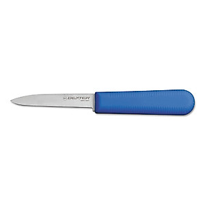 Dexter-Russell Paring Knife, Cook's Style Parer, 3-1/2" Blade. Blue