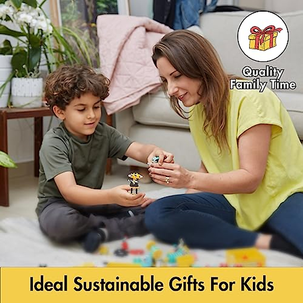 The Off Bits InfoBit Build Your Own Robot Toy Construction Set, Educational STEM Activities Learning Kit, Creative Build and Play Model Kit Steam Toys for 6 7 8 9 10+ Year Old Boys and Girls