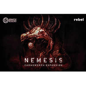 Nemesis Carnomorph Board Game EXPANSION - New Alien Race with Unique Mechanics! Miniatures Compatible with Classic, Aftermath & Lockdown, Ages 14+, 1-5 Players, 1-2 Hour Playtime, Made by Rebel Studio