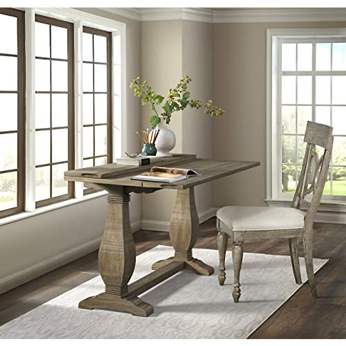 Martin Svensson Home Napa Flip Top Sofa Console Table, Reclaimed Natural