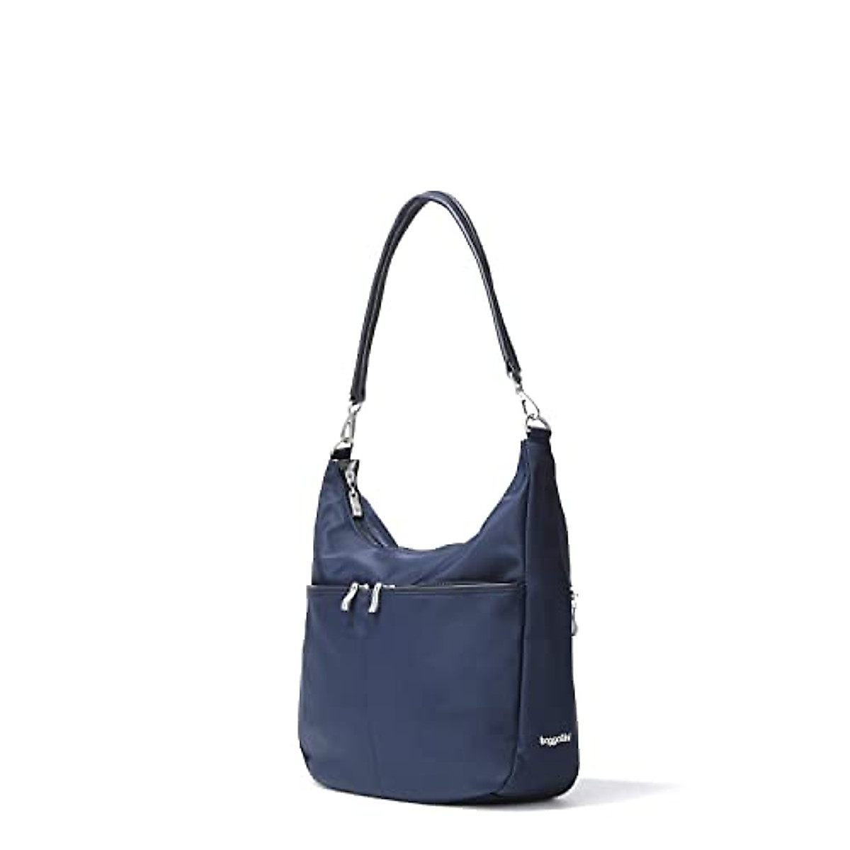 Baggallini Bowery Large Half Moon Hobo French Navy One Size