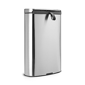 Brabantia Step-On Trash Can Flatback+ 10.6 Gallon