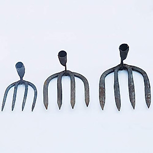 Cabilock Steel Head Garden Rake Head Without Handle Garden Hard Rake Head Only for Farm Gardening M