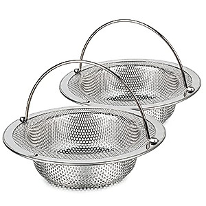 MAEXUS Sink Drain Strainer, Kitchen Sink Strainer, Sink Stopper, Drain Stopper Used to Prevent Clogging of Kitchen Sinks (4.5 Inches in Diameter)