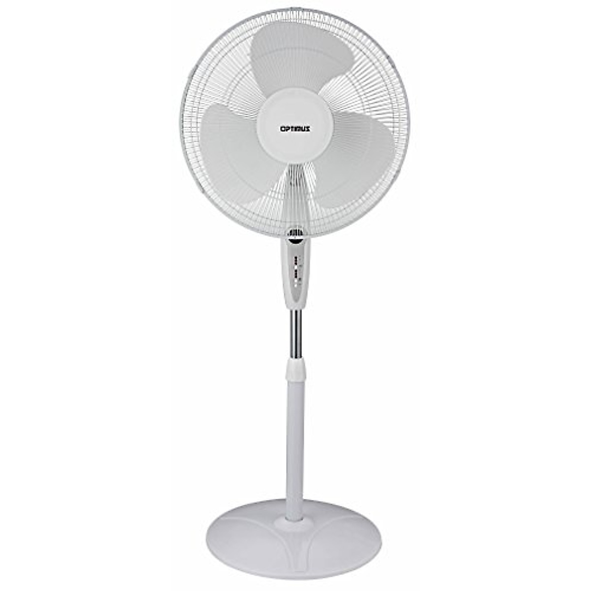 Optimus F-1672WH Indoor Plug-in Fan, Household, White