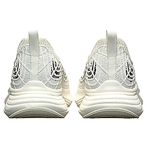 Athletic Propulsion Labs Women's Techloom Zipline Shoe, Ivory/Asteroid/Ombre, 8.5