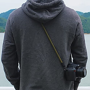 VKO Camera Strap Rope Compatible with Sony Canon Nikon Fuji DSLR SLR Mirrorless Camera Rope Strap 100cm Green