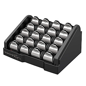 Remington H9000 Pearl Ceramic Heated Clip Hair Rollers Hot Electric Curlers London Edtion