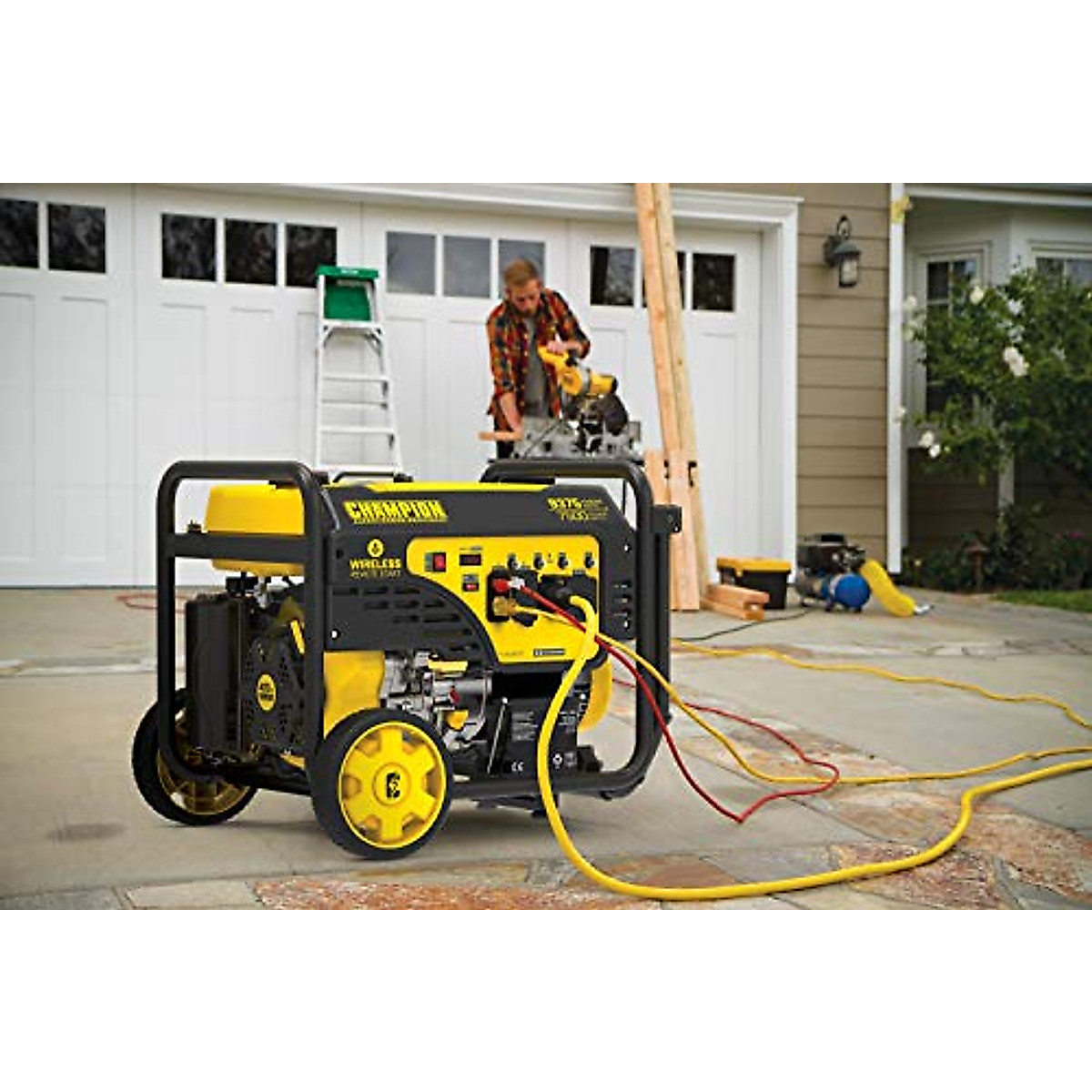 Champion Power Equipment 201004 9375/7500-Watt Portable Generator, Wireless Remote Start