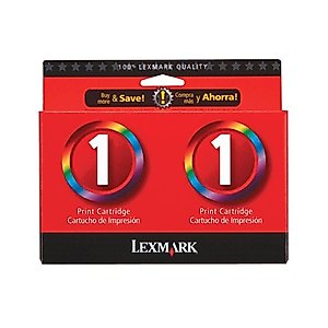Lexmark 18C0948 1 X2300 X2310 X2330 X2350 X2450 X2470 X3370 X3450 X3470 Z730 Z735 Ink Cartridge (Color, 2-Pack) in Retail Packaging