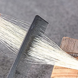 VINGOBOW Natural Mongolian Horse Hair for Violin, Viola Bows Unbleached White 29'' Fiddle Bow Hair Replacement kit