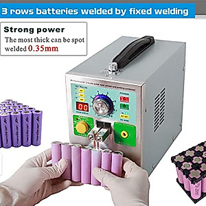 RCBDBSM 709AD+ 3.2KW Battery Spot Welder, Automatic Induction Pulse Welding Machine for 18650 14500 Lithium Batteries Battery Pack with Cooling System and LED Lighting