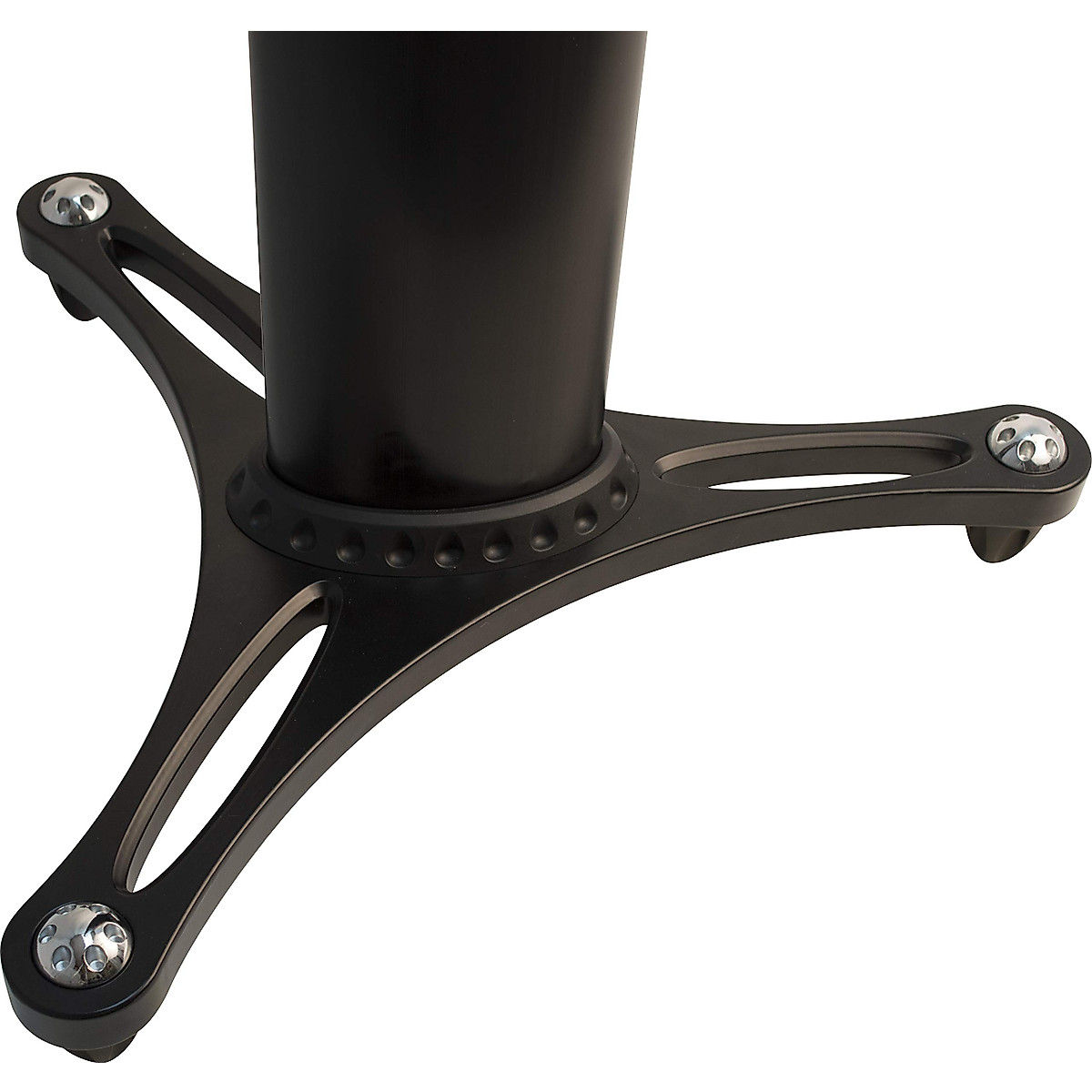 Ultimate Support MS-90/45B MS Series Professional Column Studio Monitor Stand with Non-marring Decoupling Pads - 45"/Black