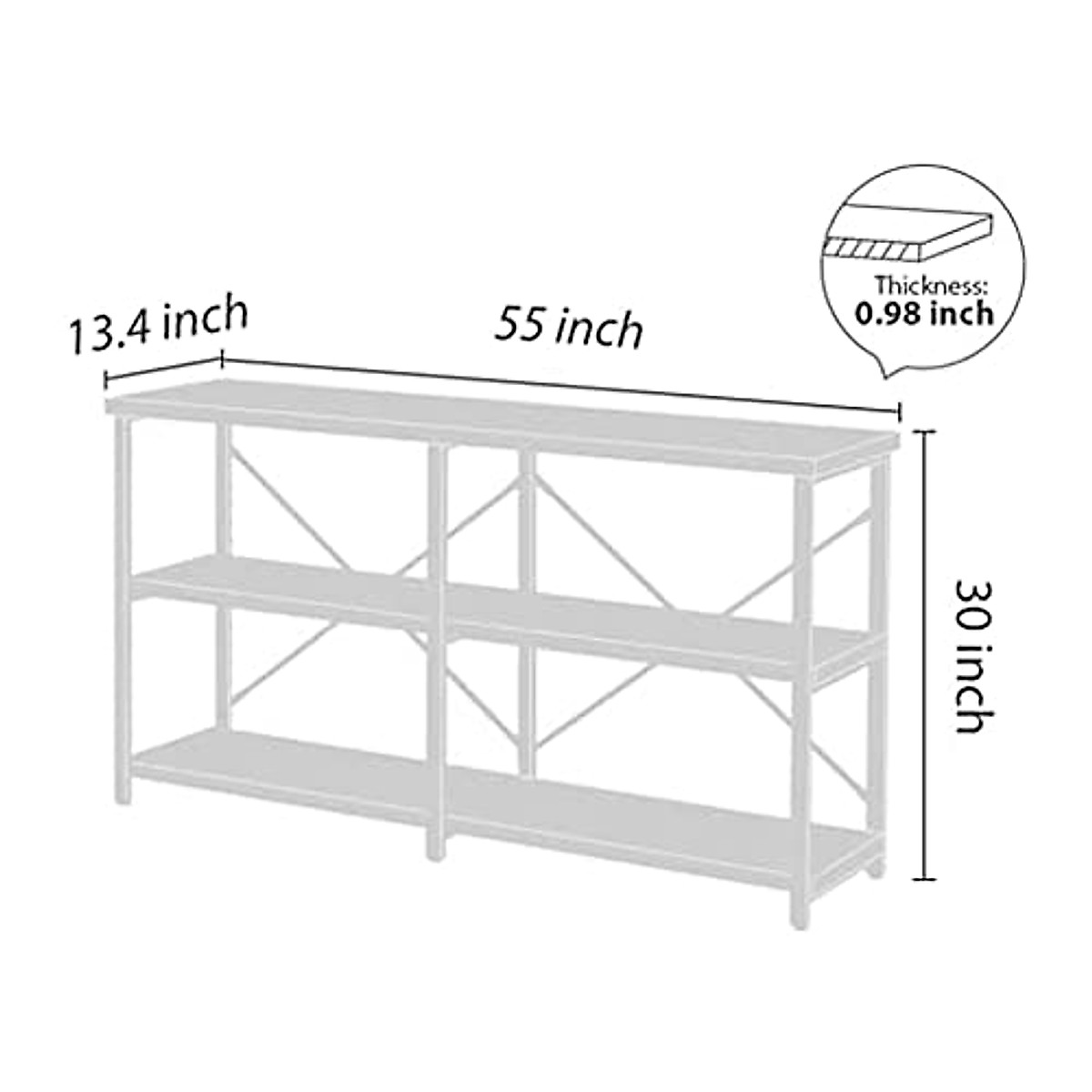 Coral Flower Washed Oak Square Side Shelf for Living Room, Wood and Metal Nightstand，End Table with Storage, Light oak