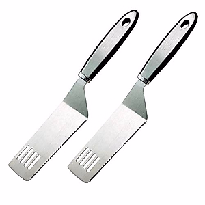 Cake Server Pie Server Spatula Set, Stainless Steel Cake Cutter Cut and Serve,Serrated Spatula and Pizza Cut Turner Lift Transfer Pie Shovel Server