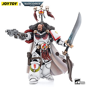 JOYTOY Warhammer 40k Mecha 1/18 Action Figures Joy Toy Model White Scars Captain KOR' sarro Khan