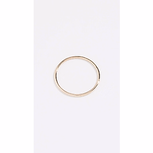 Zoe Chicco Women's 14k Gold Thin Band Ring, Yellow Gold, 6
