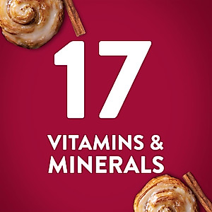 ZonePerfect Protein Bars, 14g Protein, 17 Vitamins & Minerals, Protein Snack, Cinnamon Roll, 12 Count (Pack of 3), 36 Bars