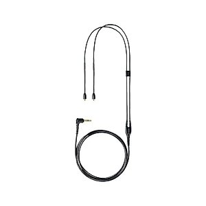 Shure Earphone Replacement Cable for SE Sound Isolating Earphones with MMCX Connection Detachable Cables (SE215, SE315, SE425, SE535, SE846) - 64-inches Long, Black (EAC46BK)