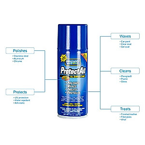 All-Surface Care - Cleaner, Wax, Polisher and Protector - Interior and exterior use, 13.5 oz - Protect All 62015(Packaging may vary)