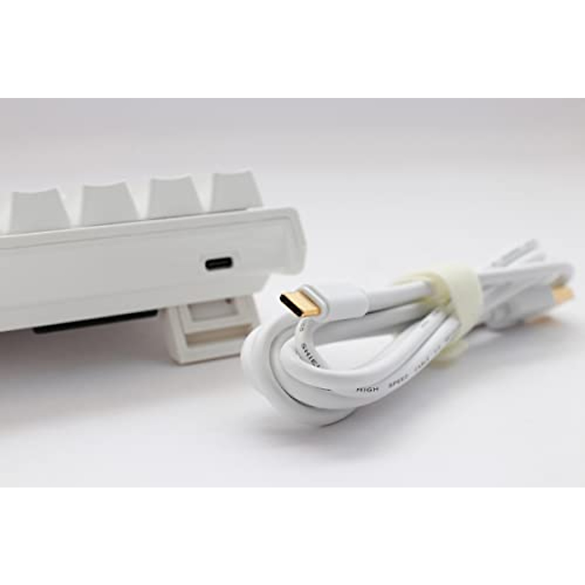 Ducky One 2 Mini Pro Pure White RGB LED 60% Double Shot PBT Mechanical Keyboard (Kailh Box Brown)