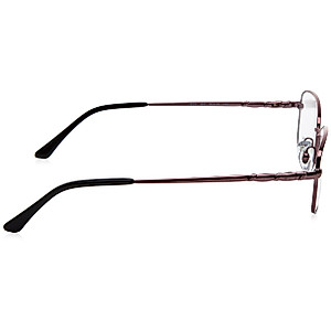 Sferoflex Women's SF2573 Square Prescription Eyewear Frames, Shiny Cyclamin/Demo Lens, 53 mm