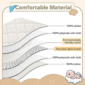 ZIGJOY Gently Weighted Baby Sleep Sack, 1.2 TOG Newborn Sleeping Bag with 2-Way Zipper, Toddler Transition Sleeping Bag for 0-6 Months Grey