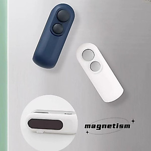 Mini Bag Sealer,Portable,Rechargeable Handheld Heat Vacuum Sealer,2 in 1 Sealer and Cutter, Portable Resealer Machine for Plastic Bags Food Storage Snacks Freshness，Magnetic attraction (White)