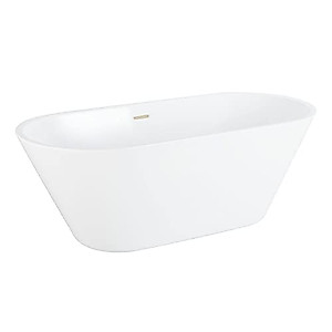 Signature Hardware 948787-70 Danae 70" Acrylic Soaking Tub