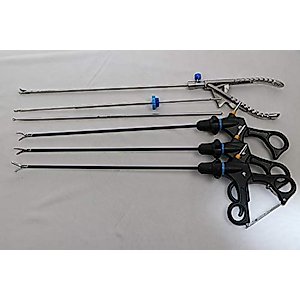 Laparoscopy Grasper Dissector Needle Holder Practicing Instruments Set 5mm-6Pc