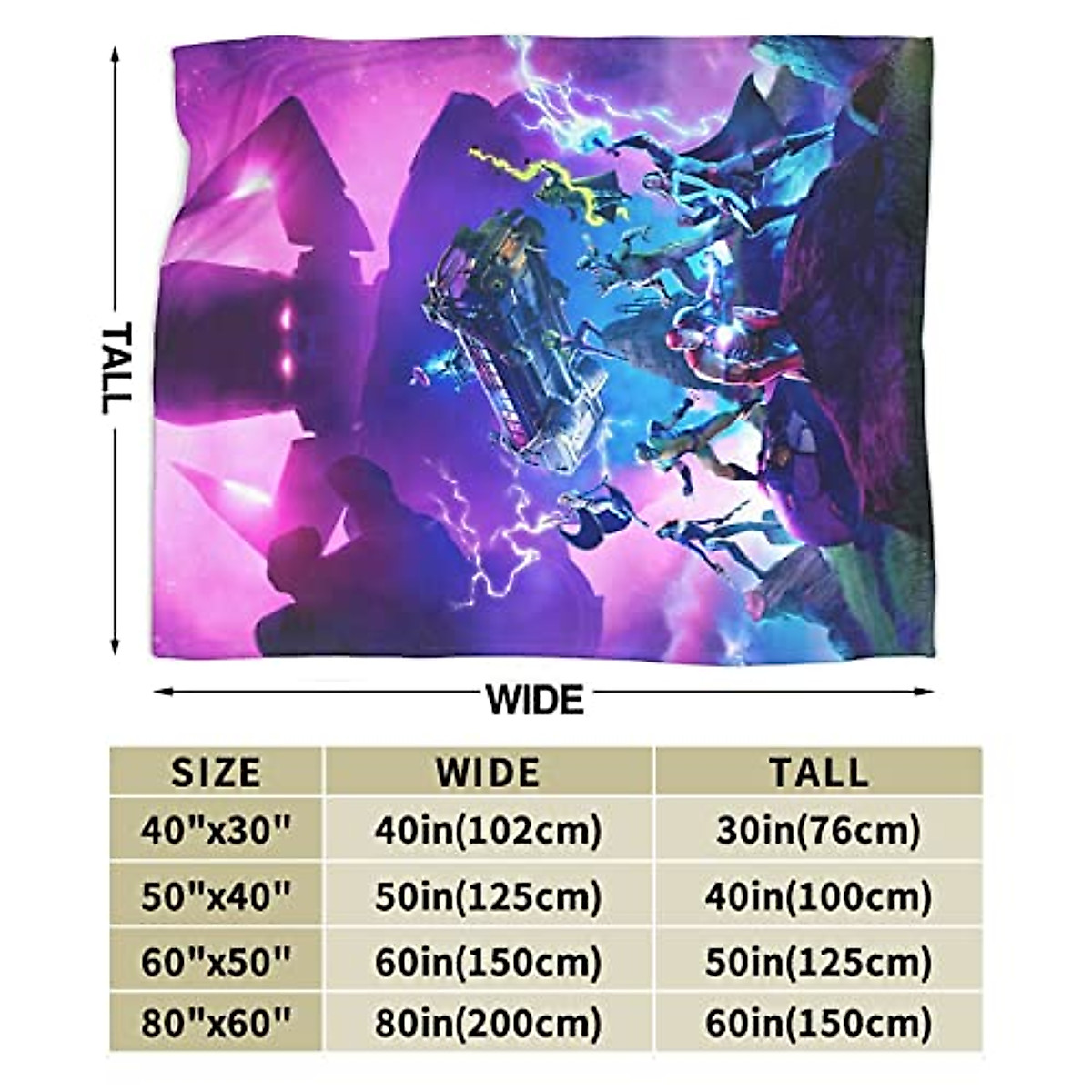 Game Air Conditioning Blanket Soft Warm Throw for Sofa Anime Living Room Bedding Travel Gift50 X40