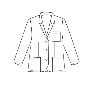 Meta Labwear Women's 28" iPad® Consultation Lab Coat, White, 6