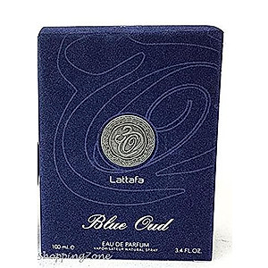 Lattafa Perfumes Opulent OUd EDP-100ML/3.4Oz| sweet-spicy,Woody, Leather, floral,Musk,Amber and Patchouli (Blue Oud)