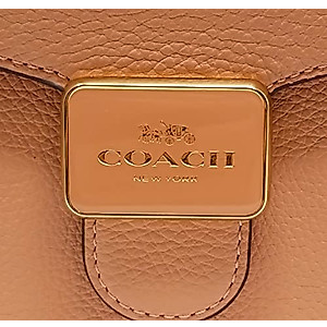 Coach Women's Mini Pepper Crossbody (Pebbled and Snake Embossed Leather - Shell Pink)