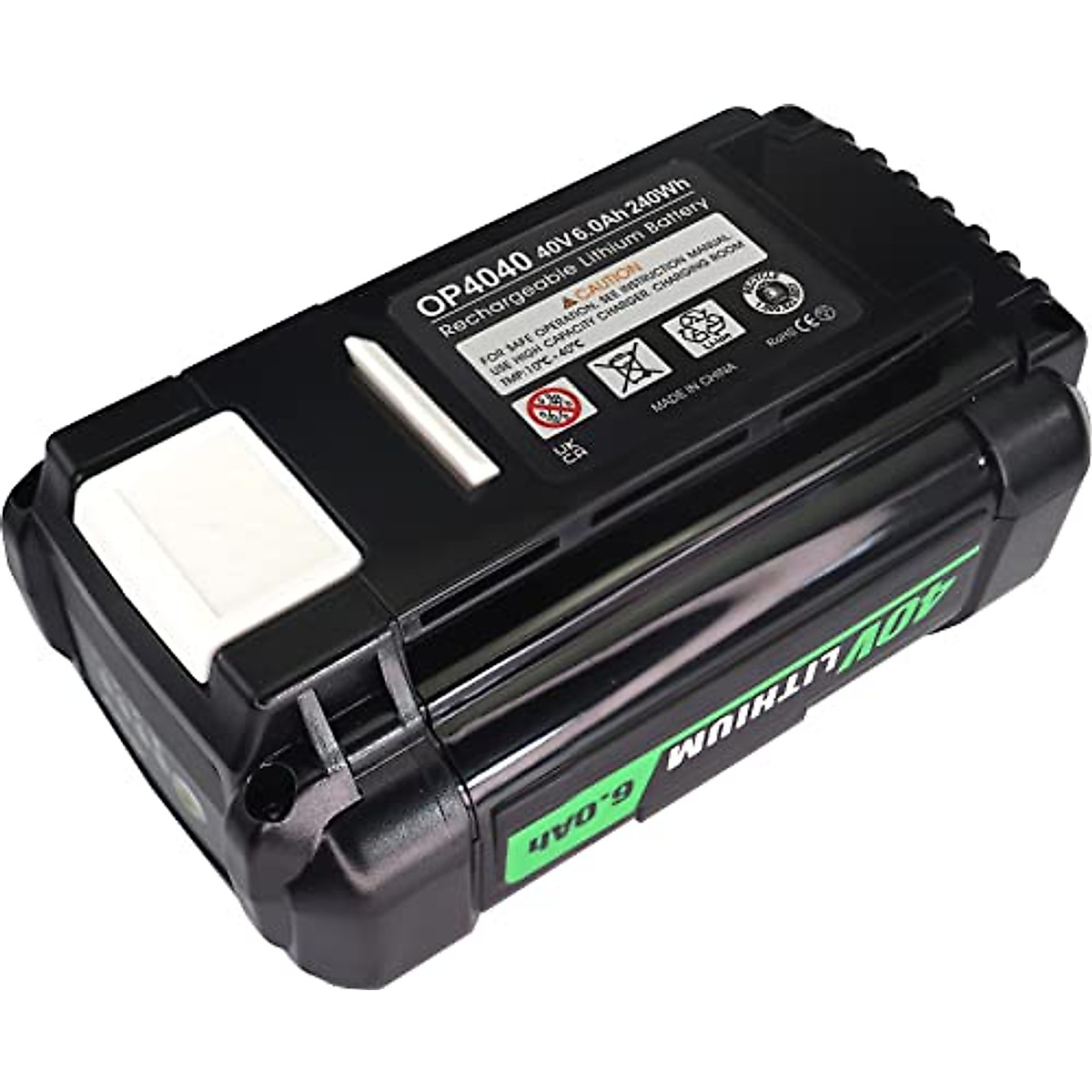 AN·GWEL 40V 6.0Ah Repalcement Battery Compatible with Ryobi 40-Volt Battery Power Tools OP4040 OP4026 OP4030 OP4050 OP4060A Ryobi 40V Repalcement Battery Pack