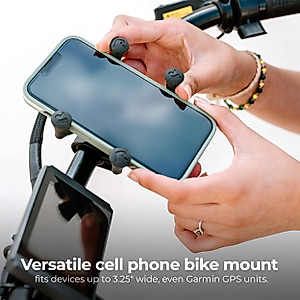 Electric Bike CO. X-Grip Bike Cell Phone Mount Holder Stand for Bicycle Handlebar, Smartphone Cycling E-Bike Accessories