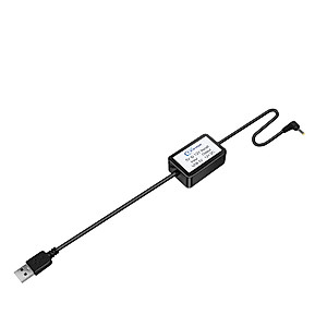 YAXIGE USB 5V to 12V DC Socket Mobile Cable 4mm x 1.7mm, Compatible with Dot Devices, USB Boost Converter Cable, Power Adapter Cable, LED Small Lighting, Small Fan Speaker