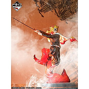 Bandai Spirits Ichibansho Ichiban - Demon Slayer: Kimetsu no Yaiba - Kyojuro Rengoku (Shake The Sword Burn Your Heart), Multi, (BAS60177)