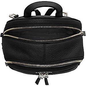 Michael Kors Women's Rhea Zip Bag, Black (Black), 25.4 X 29.8 X 11.4 cm