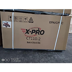 X-PRO 110cc ATV Quad ATVs Quads 110cc 4 Wheeler ATVs ATV 4 Wheelers，Spider Blue