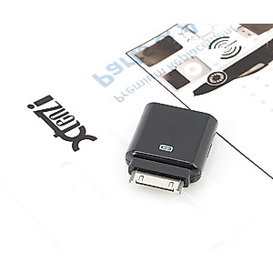 Xtenzi Charging Converter 30 Pin Pass Through Adapter XT12V5 Compatible with iPod iPhone iPad Car Vehicle