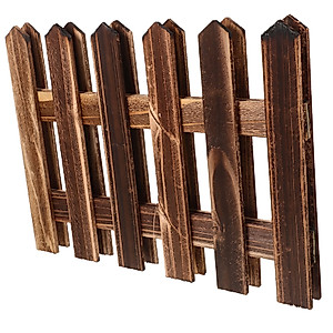 Garden Fence Yard Border Fence Landscape Fence Wood Yard Border Garden Supplies Garden Ornament Courtyard Fence Courtyard Partition Fence DIY Flowerbed Fence Fencing for Garden