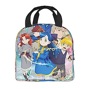 BEGOAT Ascendance Of A Bookworm Lunch Bag Manga Printed Moisture-Proof Tote Bag Insulated Lunch Box Shopping Picnic Beach Fishing Work